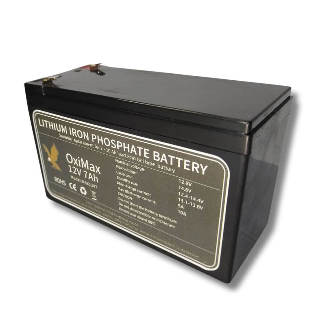 OxiMax 12V 7AH Battery - Bark Alarms